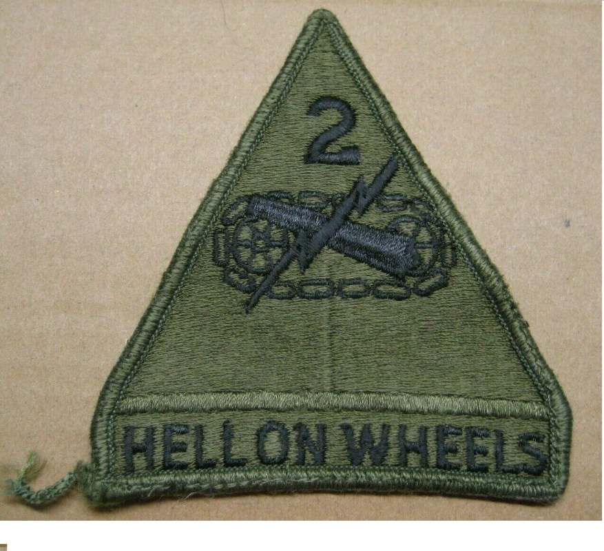 Subdued Armored Patch Questions - ARMY AND USAAF - U.S. Militaria Forum