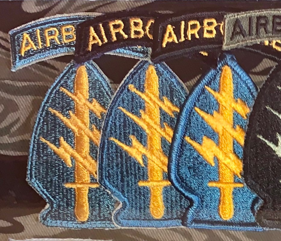 Special Forces SSI: 1960s vs 1980s - ARMY AND USAAF - U.S. Militaria Forum