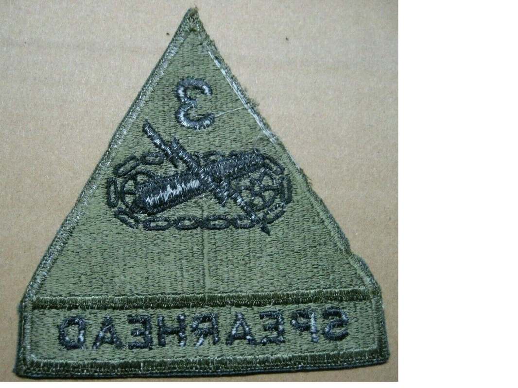Subdued Armored Patch Questions - ARMY AND USAAF - U.S. Militaria Forum