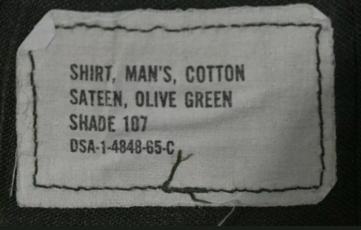 Type II Utility Made in 1965? - UNIFORMS - U.S. Militaria Forum