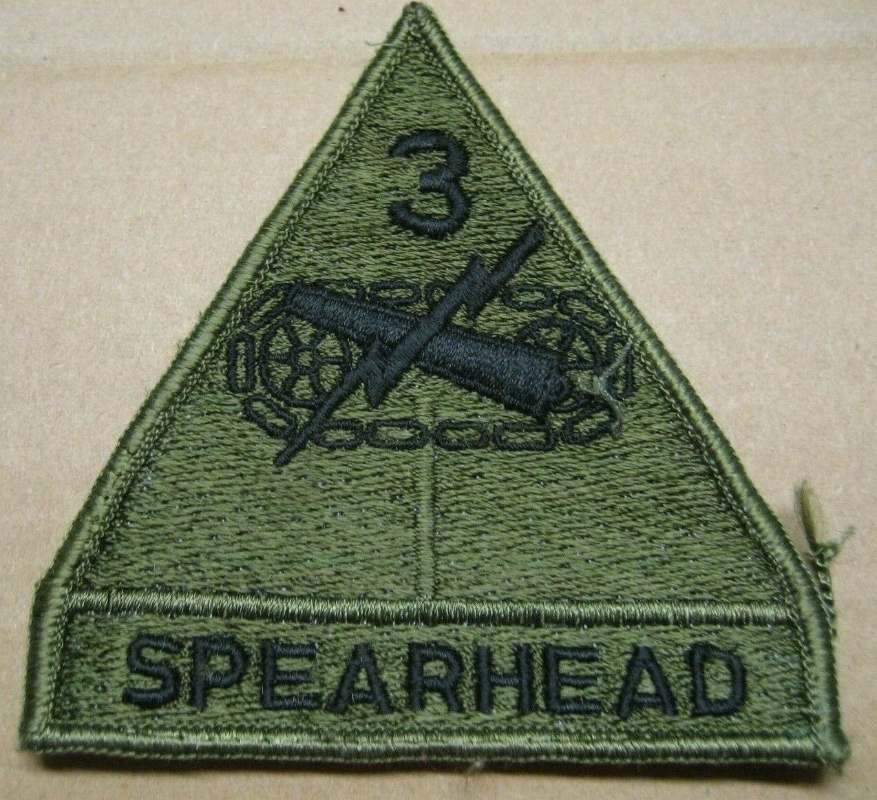Subdued Armored Patch Questions - ARMY AND USAAF - U.S. Militaria Forum