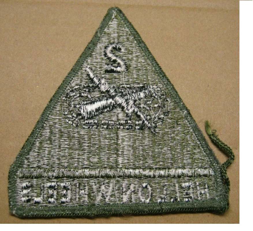 Subdued Armored Patch Questions - ARMY AND USAAF - U.S. Militaria Forum
