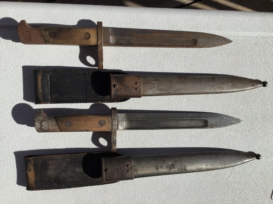 3 Krag and 2 Lee Navy bayonet haul - EDGED WEAPONS - U.S. Militaria Forum
