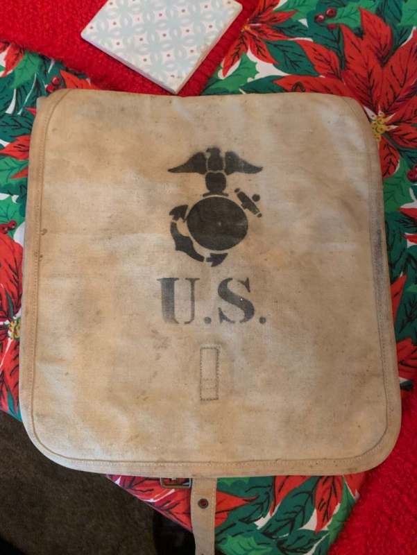 USMC M1904 Haversack w/ EGA Stamp - FIELD & PERSONAL GEAR SECTION - U.S ...
