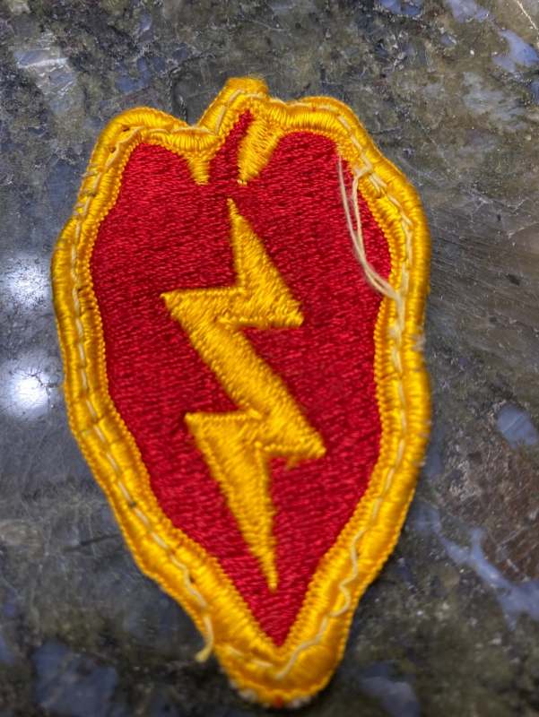 Era of 25th division patch - ARMY AND USAAF - U.S. Militaria Forum