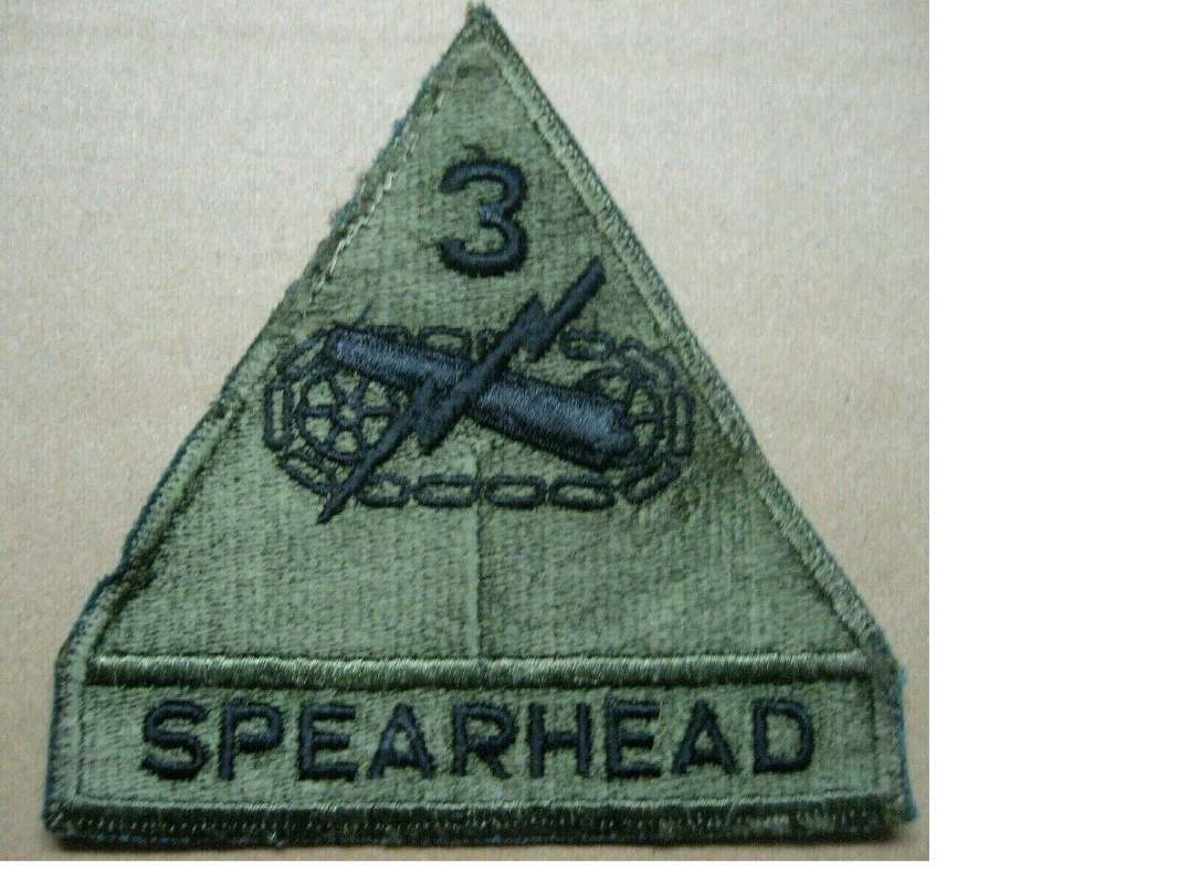 Subdued Armored Patch Questions - ARMY AND USAAF - U.S. Militaria Forum