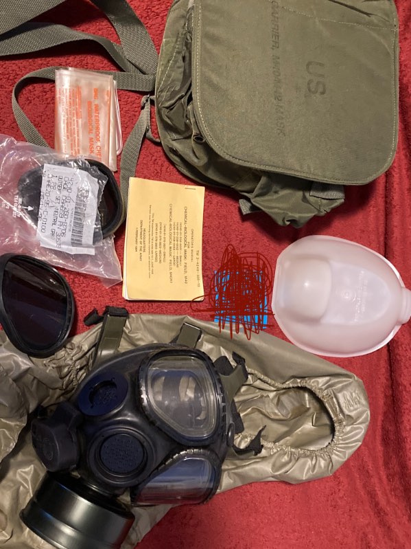 My M40A1 field protective mask - FIELD & PERSONAL GEAR SECTION - U.S ...