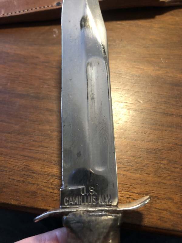 Chrome USMC 1219c2 knife Camillus, NY, USMC - EDGED WEAPONS - U.S ...