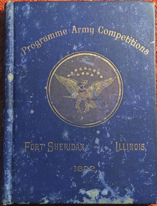 Programme Army Competitions 1892 - (1866-1890) PLAINS INDIAN WARS ...