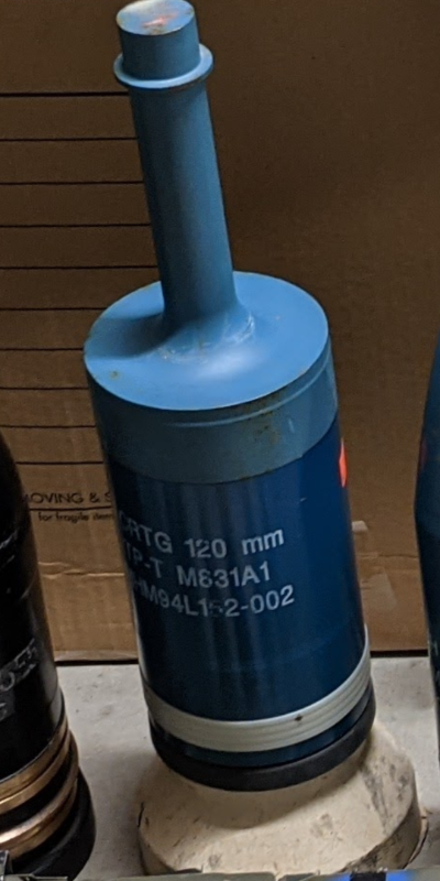 120mm M831A1 TP-T, M1 Tank Round. - FIREARMS - U.S. Militaria Forum