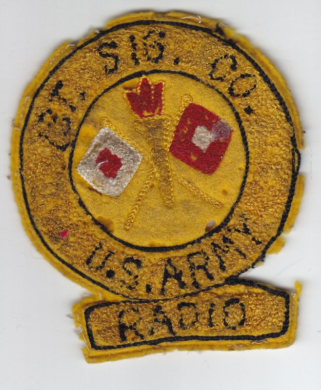 Rare 1st Signal Co patch - ARMY AND USAAF - U.S. Militaria Forum