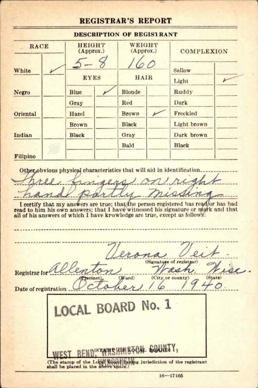 Information on Sylvester Weis - IDENTITY ITEMS (DOG TAGS, BRACELETS ...