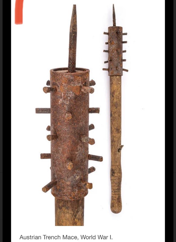 WW1 Trench Mace. Any opinions??? - SPOILS OF WAR - U.S. Militaria Forum