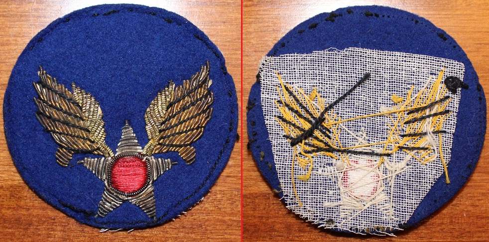 Bullion Patches - where were they made? - ARMY AND USAAF - U.S ...