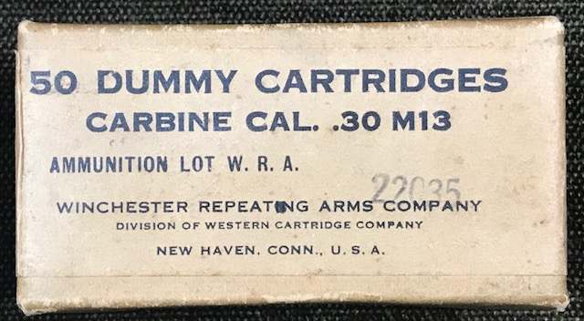 .30 Cal Carbine dummy rounds -- WWII? - FIREARMS - U.S. Militaria Forum