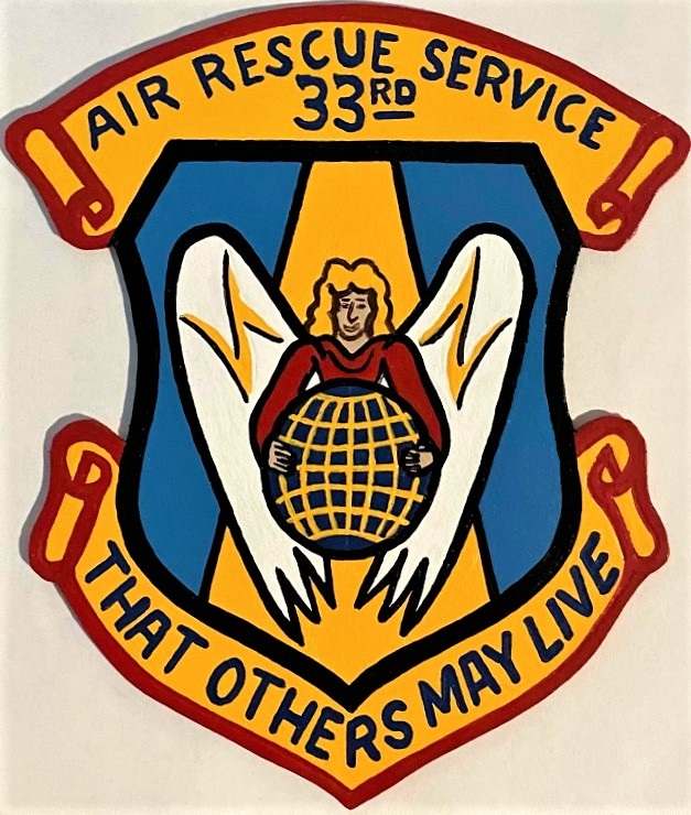 Leather patch 33rd Air Rescue Service Korean era I made ...