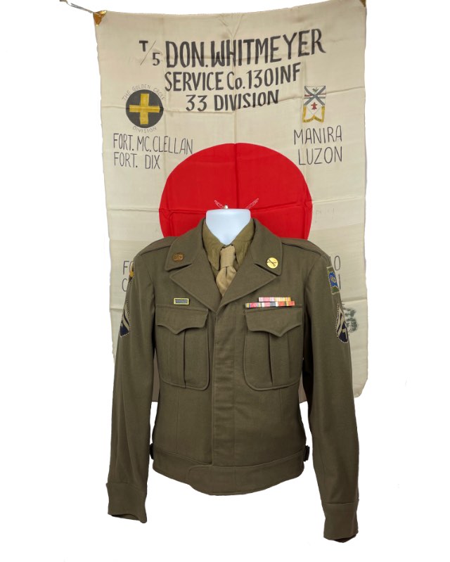 WW2 33rd Division Ike and Flag - GROUPINGS PAGE - U.S. Militaria Forum