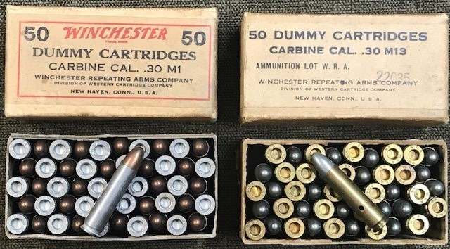 .30 Cal Carbine dummy rounds -- WWII? - FIREARMS - U.S. Militaria Forum