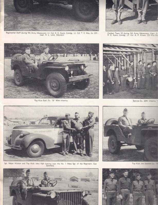 Selection of Jeep photos from "Ft. Lewis Sentinel" Magazine, Mid 1941 ...