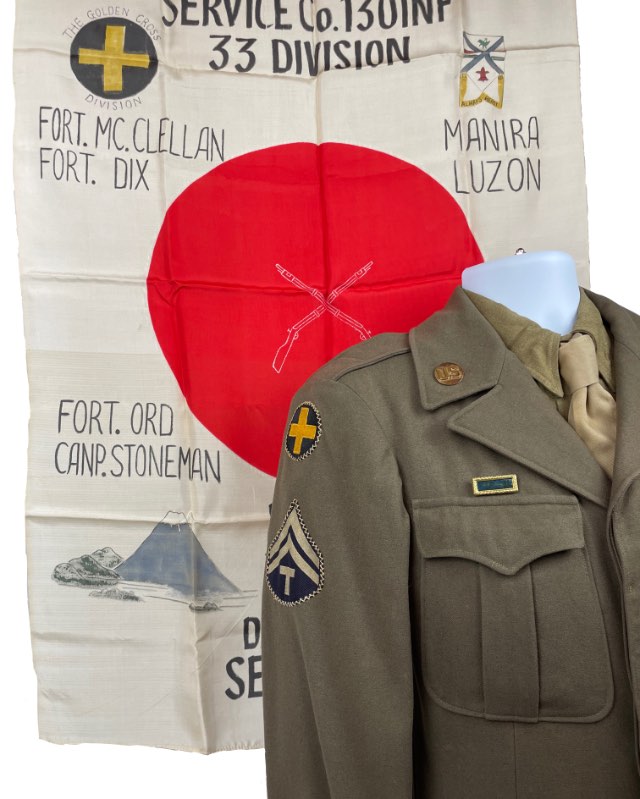 WW2 33rd Division Ike and Flag - GROUPINGS PAGE - U.S. Militaria Forum