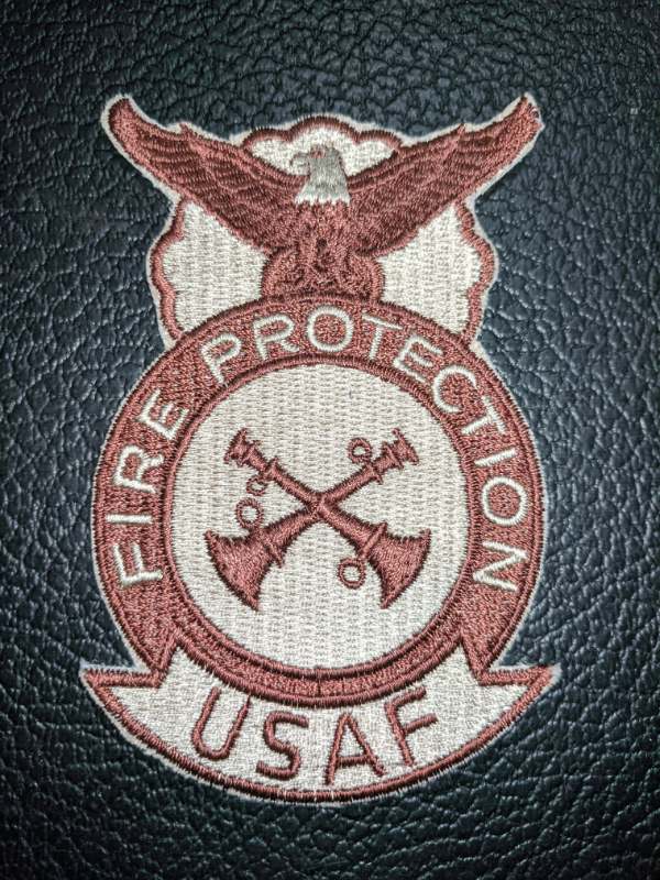 USAF Unknown fire protection patch - CAN YOU IDENTIFY THIS PATCH? - U.S ...