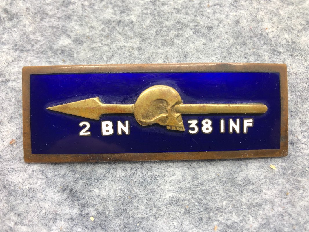 38th Infantry Regiment badges - BADGES, AWARDS, DUI, AND COLLAR BRASS ...