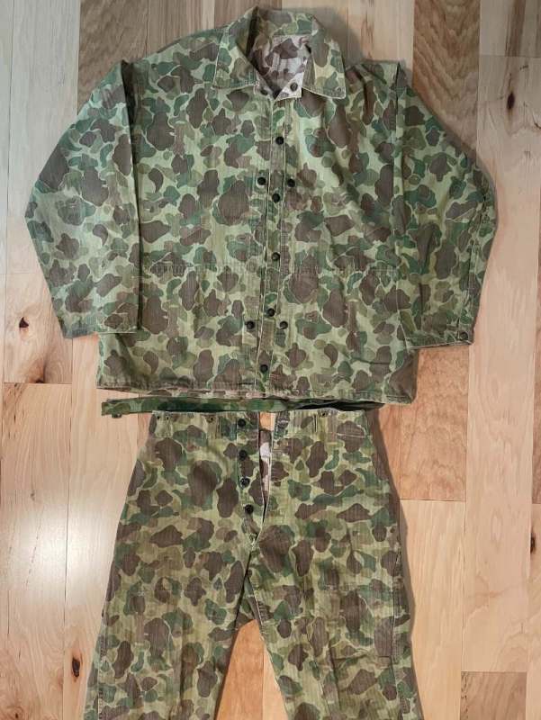 USMC Paramarine Frogskin HBTs? - CAMOUFLAGE UNIFORMS - U.S. Militaria Forum