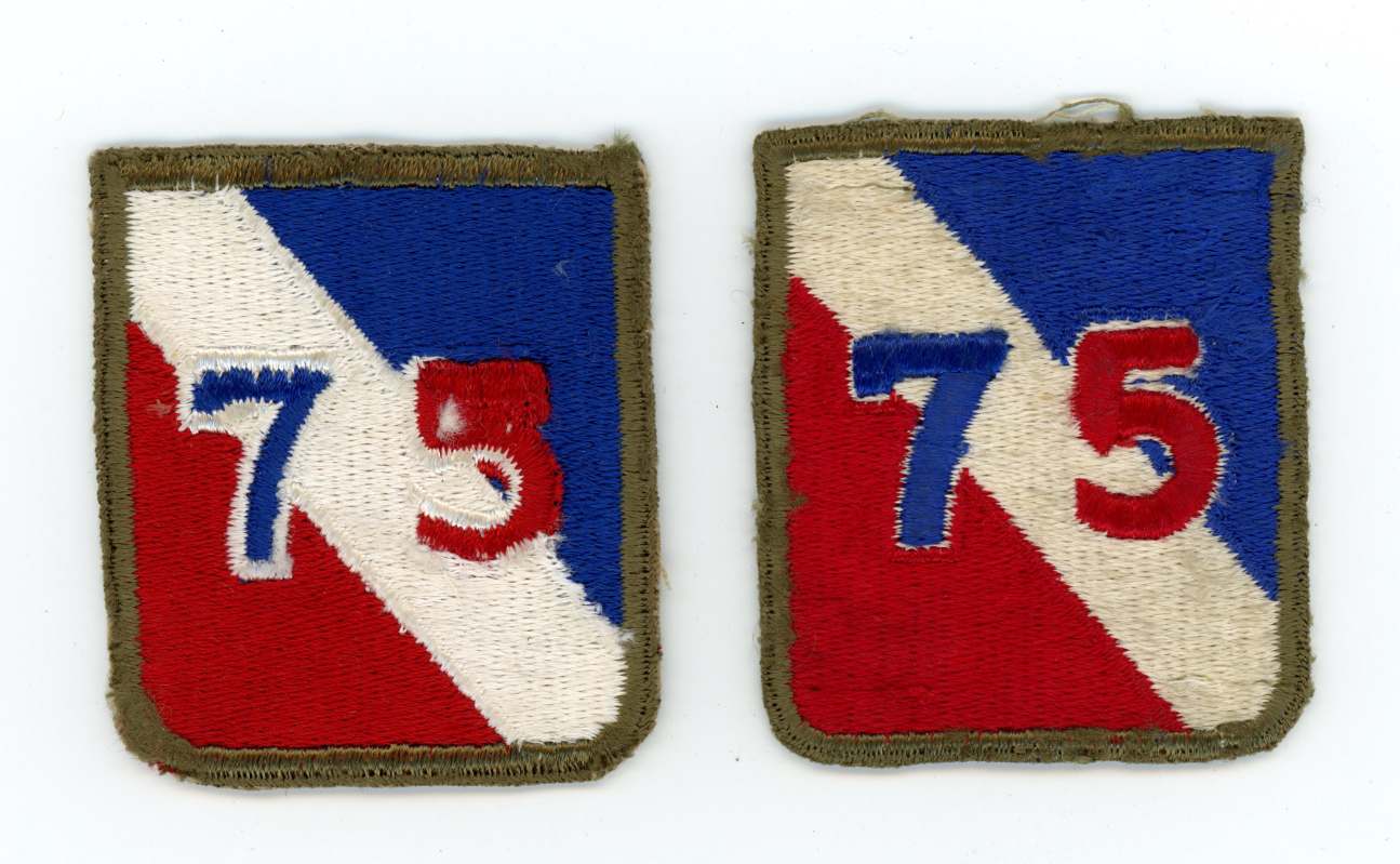WW2 75th Division variation - ARMY AND USAAF - U.S. Militaria Forum