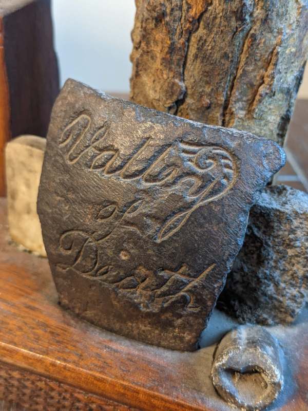 John Good & John Woodward Gettysburg Relic Desk Set and Match Holder ...