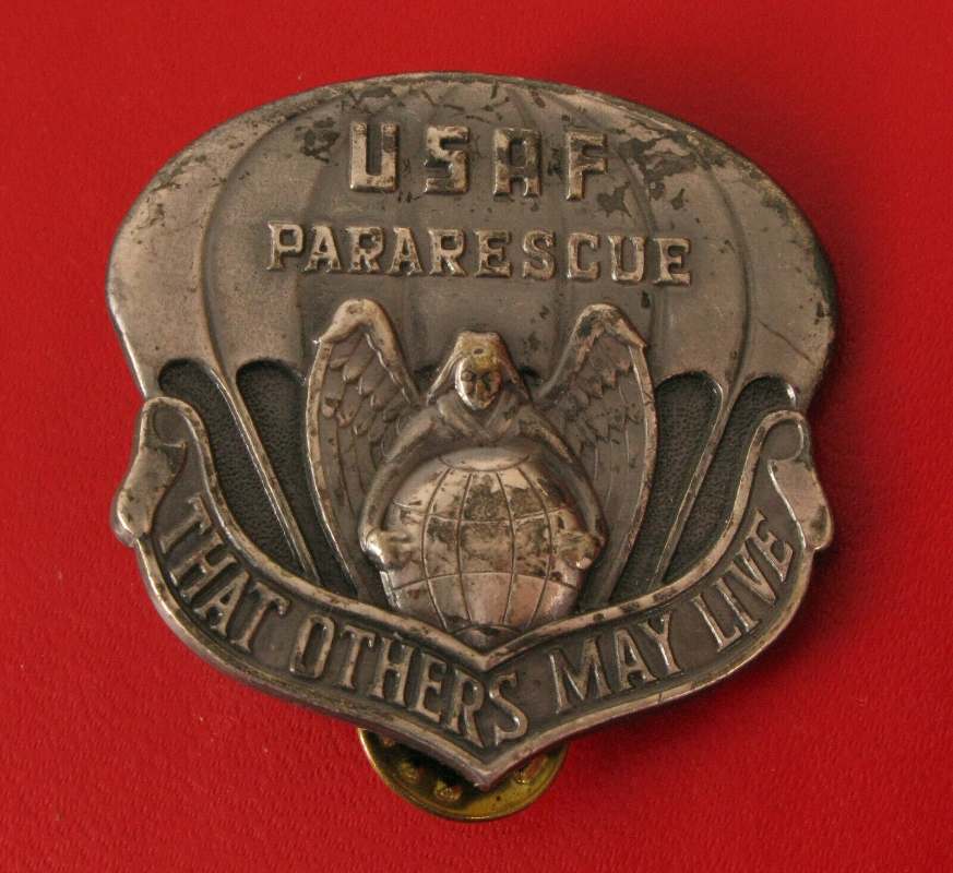 A $1,237.50 USAF Para rescue badge on the bay. 1/20th S.F. - AIR FORCE ...