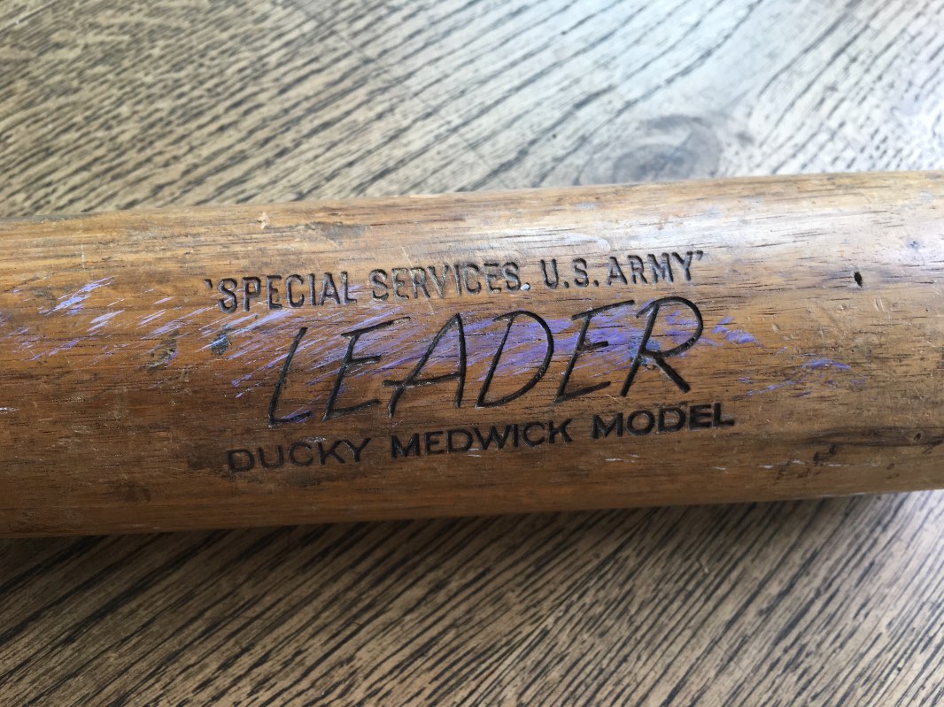 Army Baseball Bat - BASE/BIVOUAC/CAMP/DEPOT ITEMS - U.S. Militaria Forum