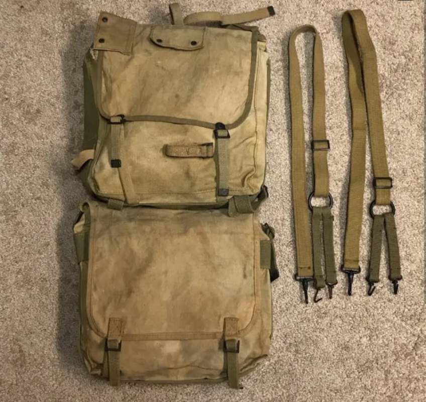 USS Missouri Marine M1941 Pack Set - FIELD & PERSONAL GEAR SECTION - U ...
