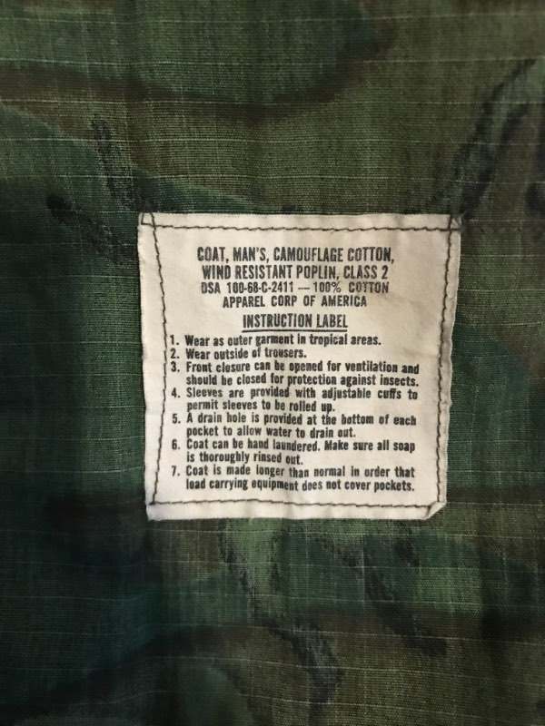 Vietnam EDRL Uniform Find - CAMOUFLAGE UNIFORMS - U.S. Militaria Forum