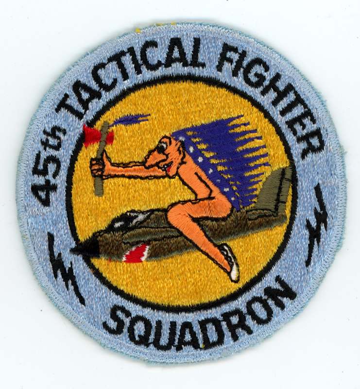What time frame? 45th Tac Fighter Sq patch - AIR FORCE (USAAF IS WITH ...