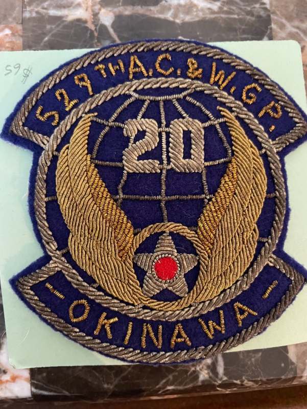 Unusual 20th air force patch - ARMY AND USAAF - U.S. Militaria Forum