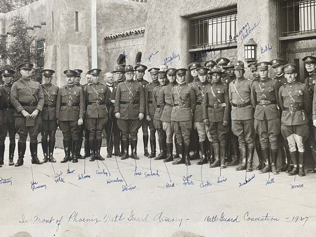 Pre-WW2 Arizona National Guard 158th Infantry insignia and photos ...