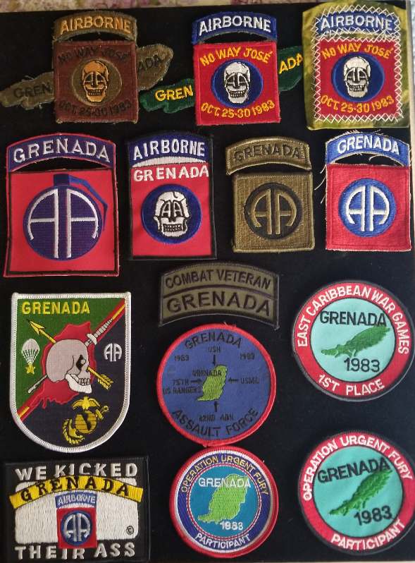 Operation Urgent Fury patches and badges - Grenada 1983 - MISCELLANEOUS ...