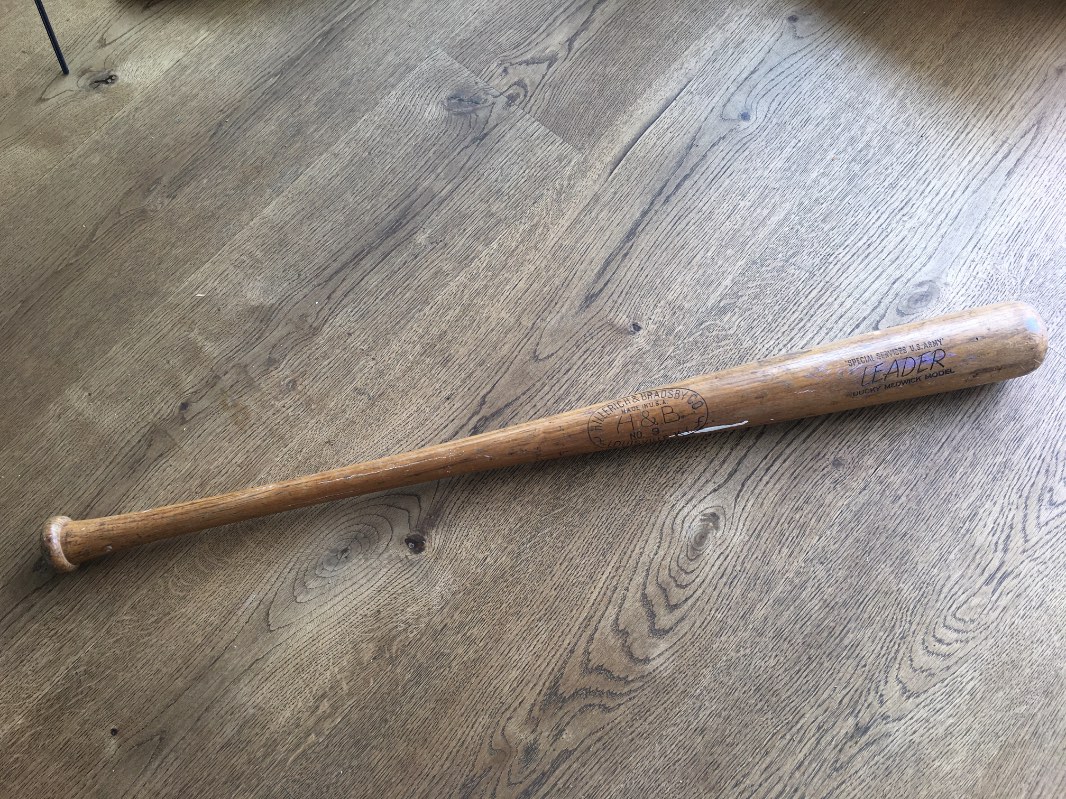 Army Baseball Bat - BASE/BIVOUAC/CAMP/DEPOT ITEMS - U.S. Militaria Forum