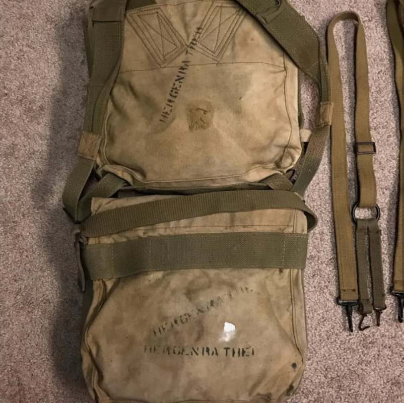 USS Missouri Marine M1941 Pack Set - FIELD & PERSONAL GEAR SECTION - U ...