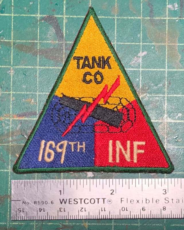 Tank Co. 169th Infantry patch - CAN YOU IDENTIFY THIS PATCH? - U.S ...