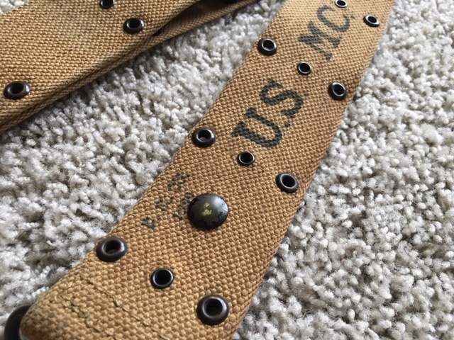 USMC Pistol Belt - FIELD & PERSONAL GEAR SECTION - U.S. Militaria Forum