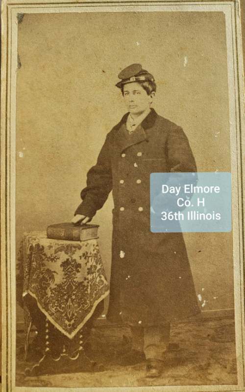 Sgt. Day Elmore of the 36th Illinois - (1861-1865) AMERICAN CIVIL WAR ...