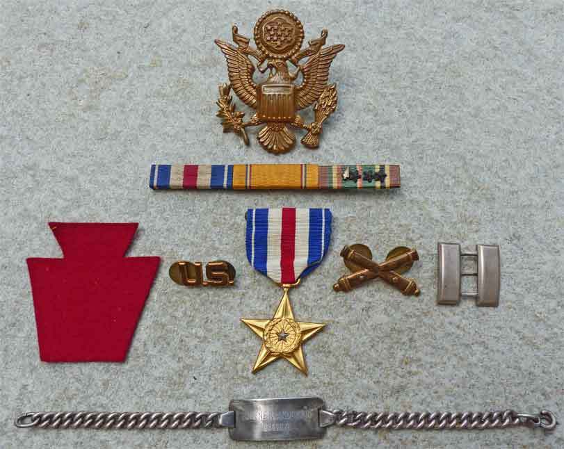 Silver Star Awarded on D-Day, Omaha Beach, June 6th 1944 - MEDALS ...
