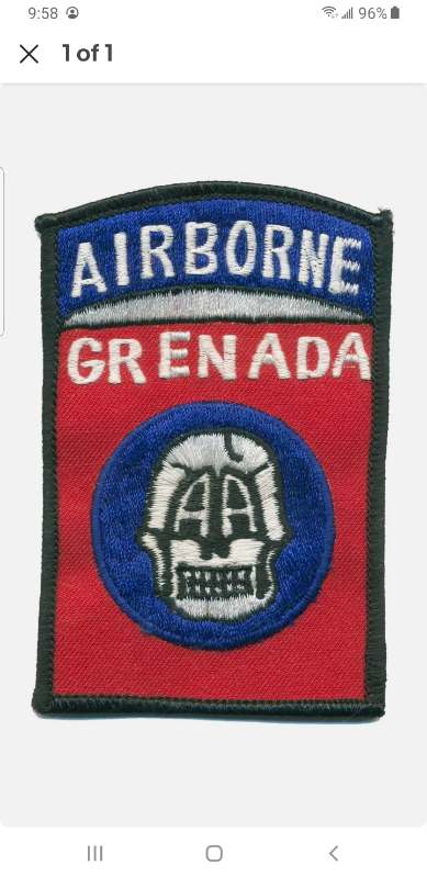 Operation Urgent Fury patches and badges - Grenada 1983 - MISCELLANEOUS / OTHER - U.S. Militaria ...