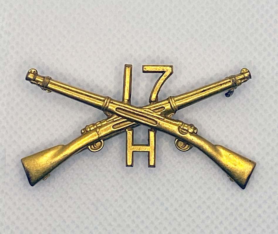 17th Infantry Regiment Insignia (Post Indian War / Pre WWI) - (1898 ...