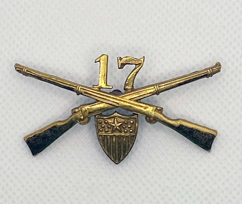 17th Infantry Regiment Insignia (Post Indian War / Pre WWI) - (1898 ...