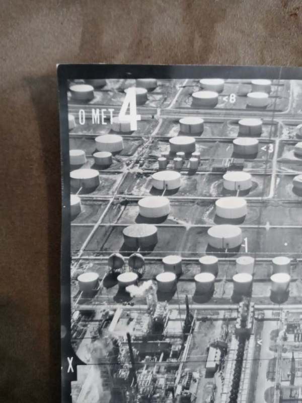 WWII oil field recon photo with grid? - EPHEMERA, PHOTOGRAPHS ...