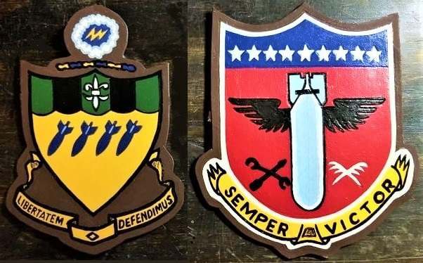Leather 2nd Bomb Group & 39th Bomb Group patches I made ...