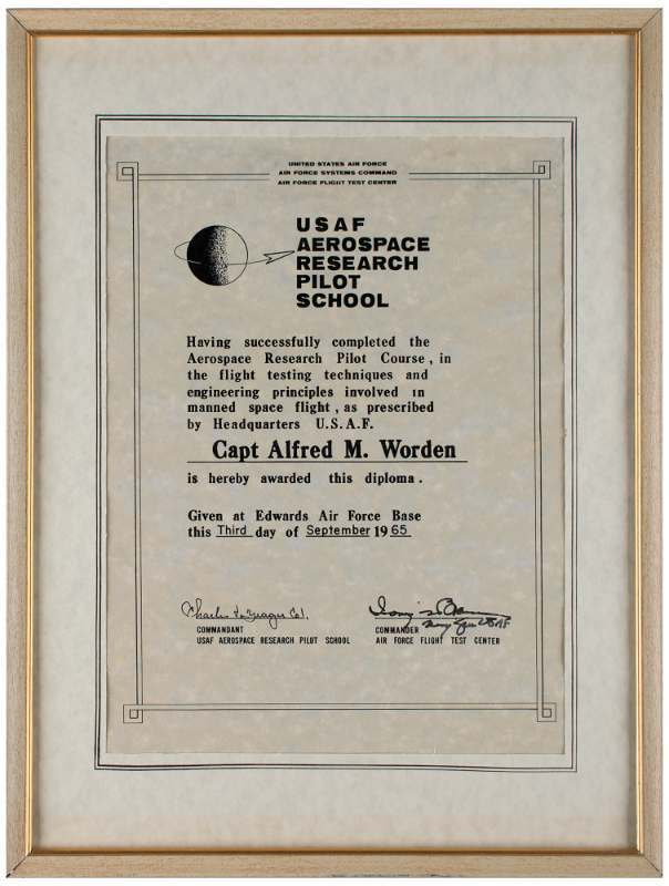 Astronaut Al Worden's Distinguished Service Medal - MEDALS ...