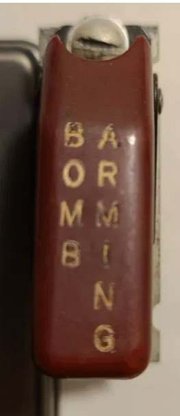 Bomb Arming Switch - AIRCRAFT INSTRUMENTS & EJECTION SEATS - U.S ...